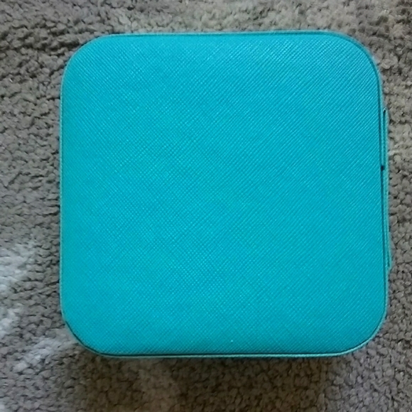 unbranded | Accessories | Nwot Travel Jewelry Box Tiffany Blue 4x4 ...